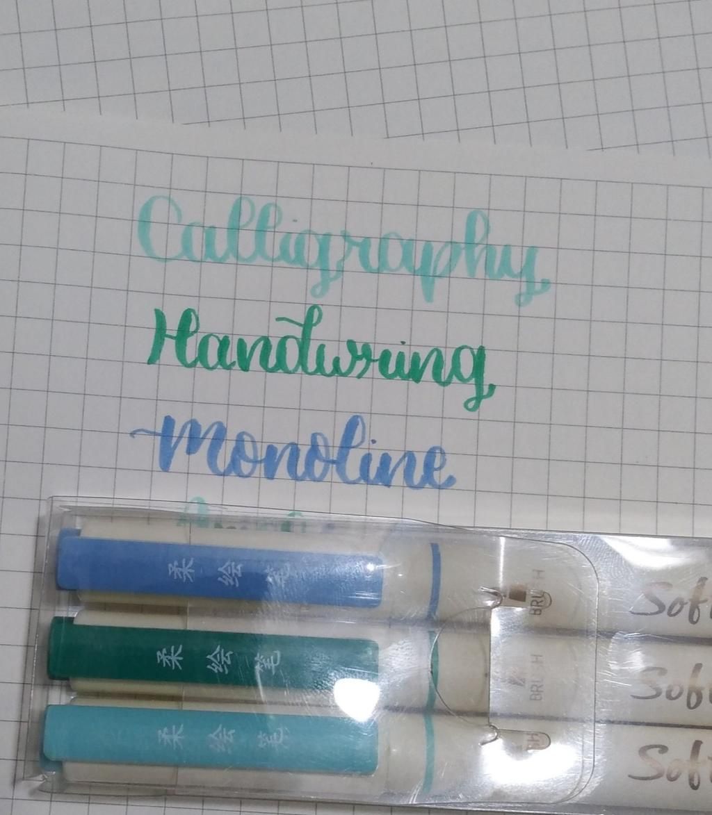 $Calligraphy : Soft$ $Brush$ $Sign$ $Pen$ $NL:$ Mới mua về vt thử mà ...