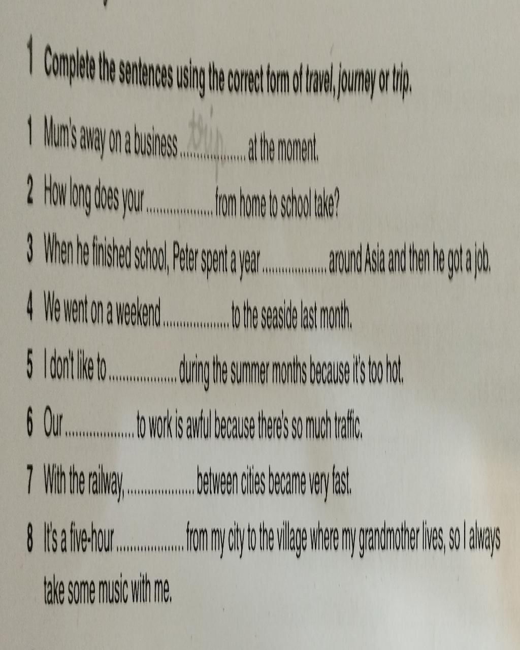 1 Complete the sentences using the corect form of reve, porney or rip 1 ...