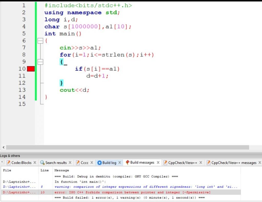 File TTL 1234STO 5 6 Logs & others 7 8 10 11 12 9 12 13 345 14 15 Code::Blocks X #include using ...