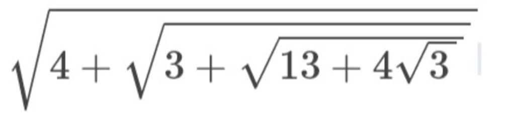 4+ 3+√13 +4√3 - câu hỏi 6065312 - hoidap247.com