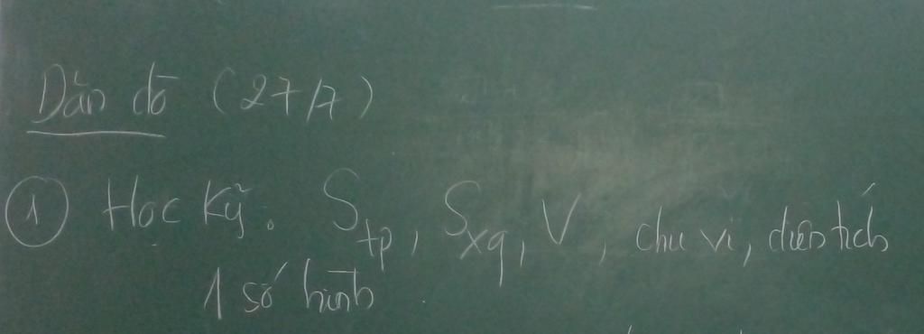 Dan do (2717) Ⓒ) Hoe kaj. Stp, Sxq, V, chi 1 so hinb chu vi, distich vi,