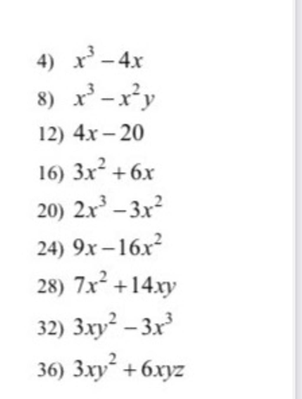 4 X 4x 8 X x y 12 4x 20 16 3x 6x 20 2x 3x 24 9x 16x 28 4-x-4x-8-x-x-y-12-4x-20-16-3x-6x-20-2x-3x-24-9x-16x-28