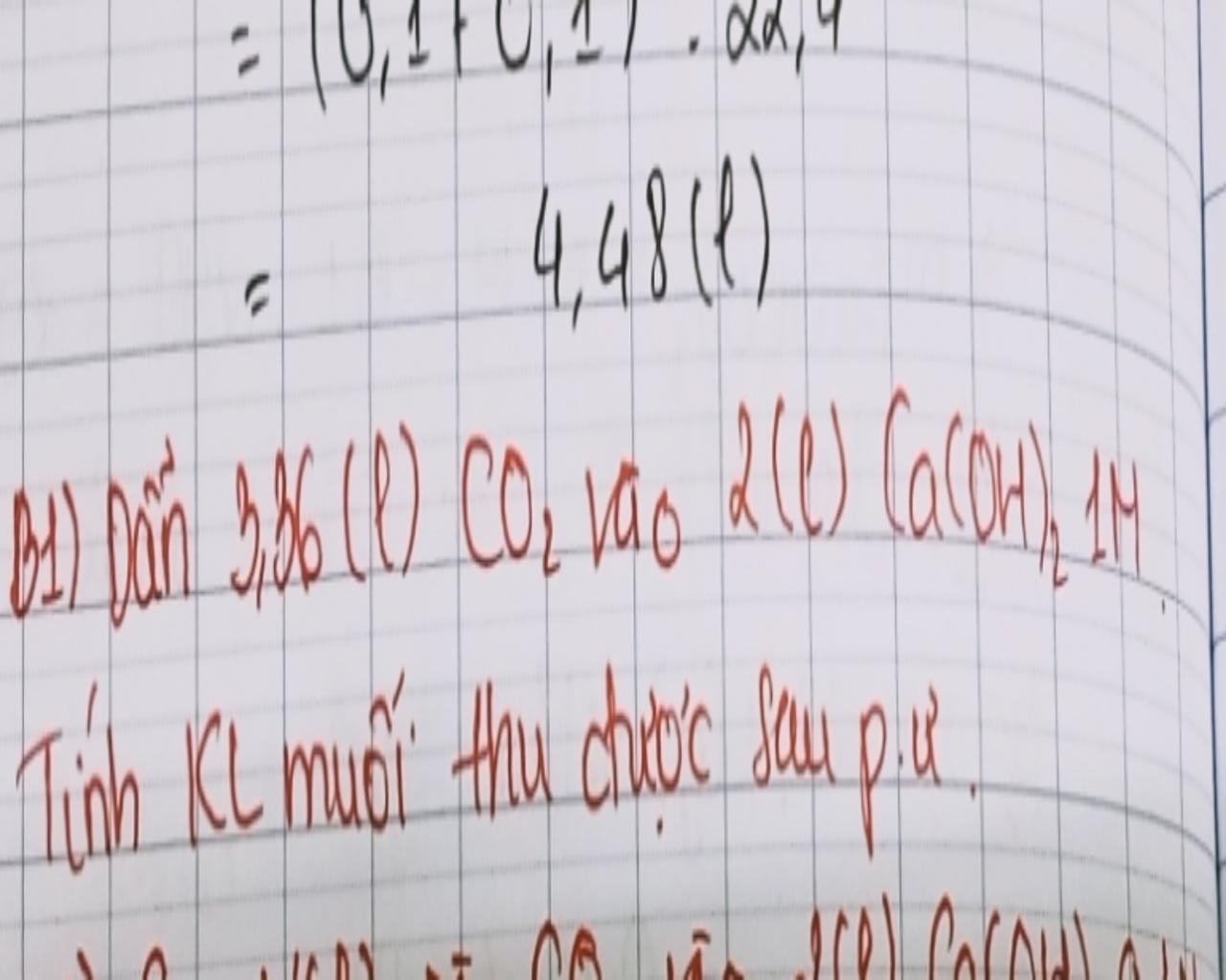 0, 1 F ха, ч 4,41() vào Call B41) Dán 53,86 (1) CO₂ vao 2 (C) (O(OH) 14 ...