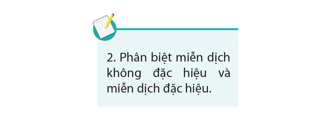 Phân biệt miễn dịch không đặc hiệu và miễn dịch đặc hiệu.2. Phân biệt ...