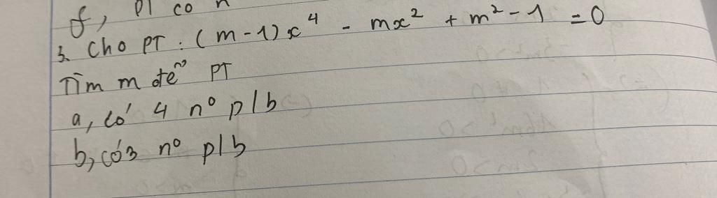 P1 co fi 3 cho PT: (m-14 Tim m de PT a to 4 nº plb bi cón no plb .mx² ...