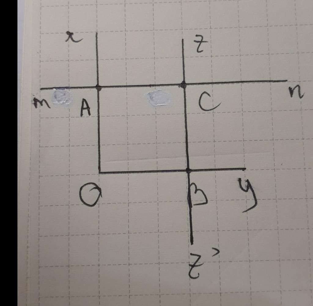 Cho góc xOy = 90 độ . Trên Ox lấy điểm A . Trên tia Oy lấy điểm B sao cho OA > OB . Qua điểm A ...