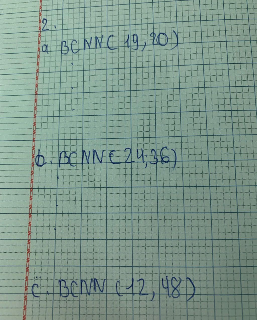 Tìm giúp mình bội chung nhỏ nhất với ạ. Ghi chi tiết giúp mình, mình ...
