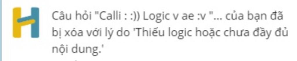 Calli : Tại sao ? NL: Calli là calli rồi còn thiếu ? Mấy lần rồi mod cứ ...