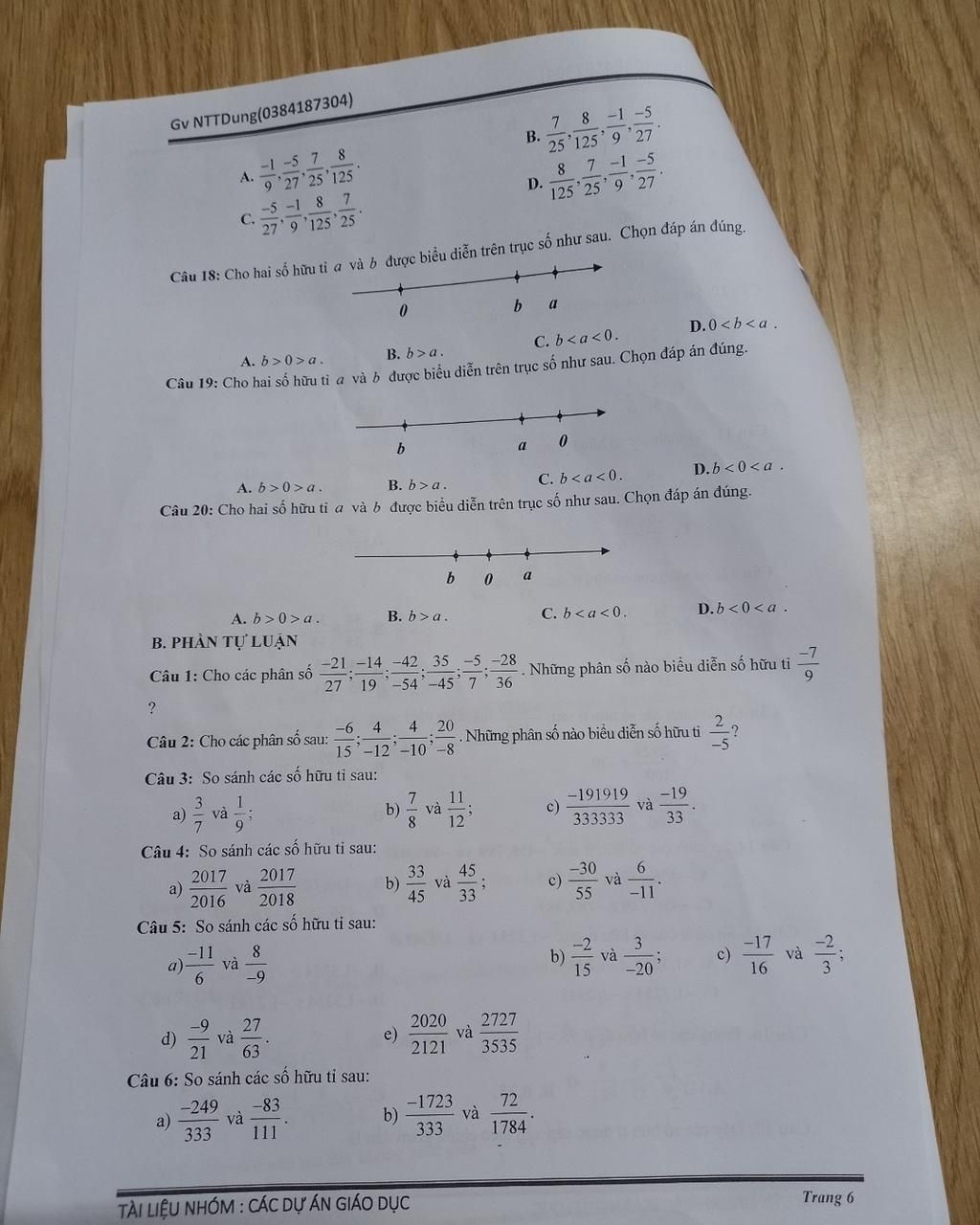 Help meeeeeeeeeeeeee Chỉ giải câu 3, 4, 5, 6, 7 thui nhé Gv NTTDung ...