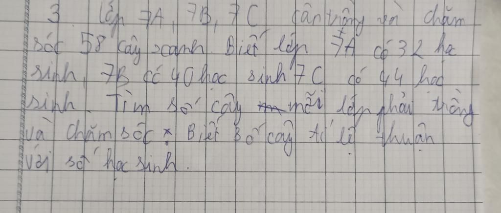 Lon 7A 7B, 7C cânvigny en cham sóc 58 kay scanh biet len 7A co 32 ha ...