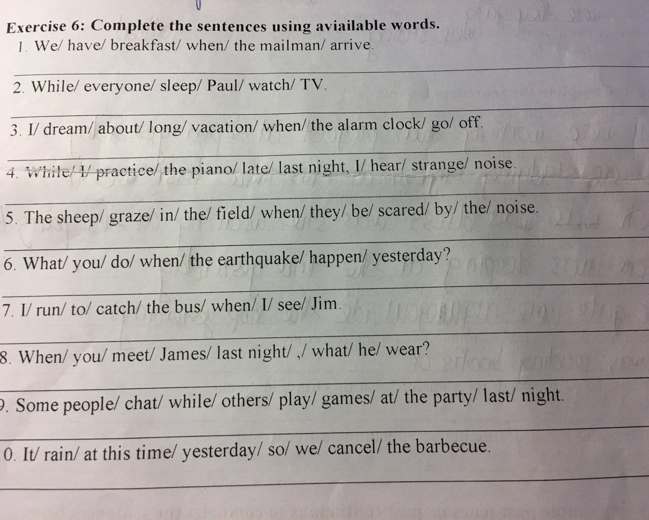 PLOp Pa Exercise 6 Complete The Sentences Using Aviailable Words 1 plop-pa-exercise-6-complete-the-sentences-using-aviailable-words-1
