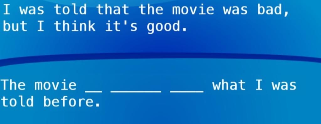 I was told that the movie was bad, but I think it's good. The movie ...