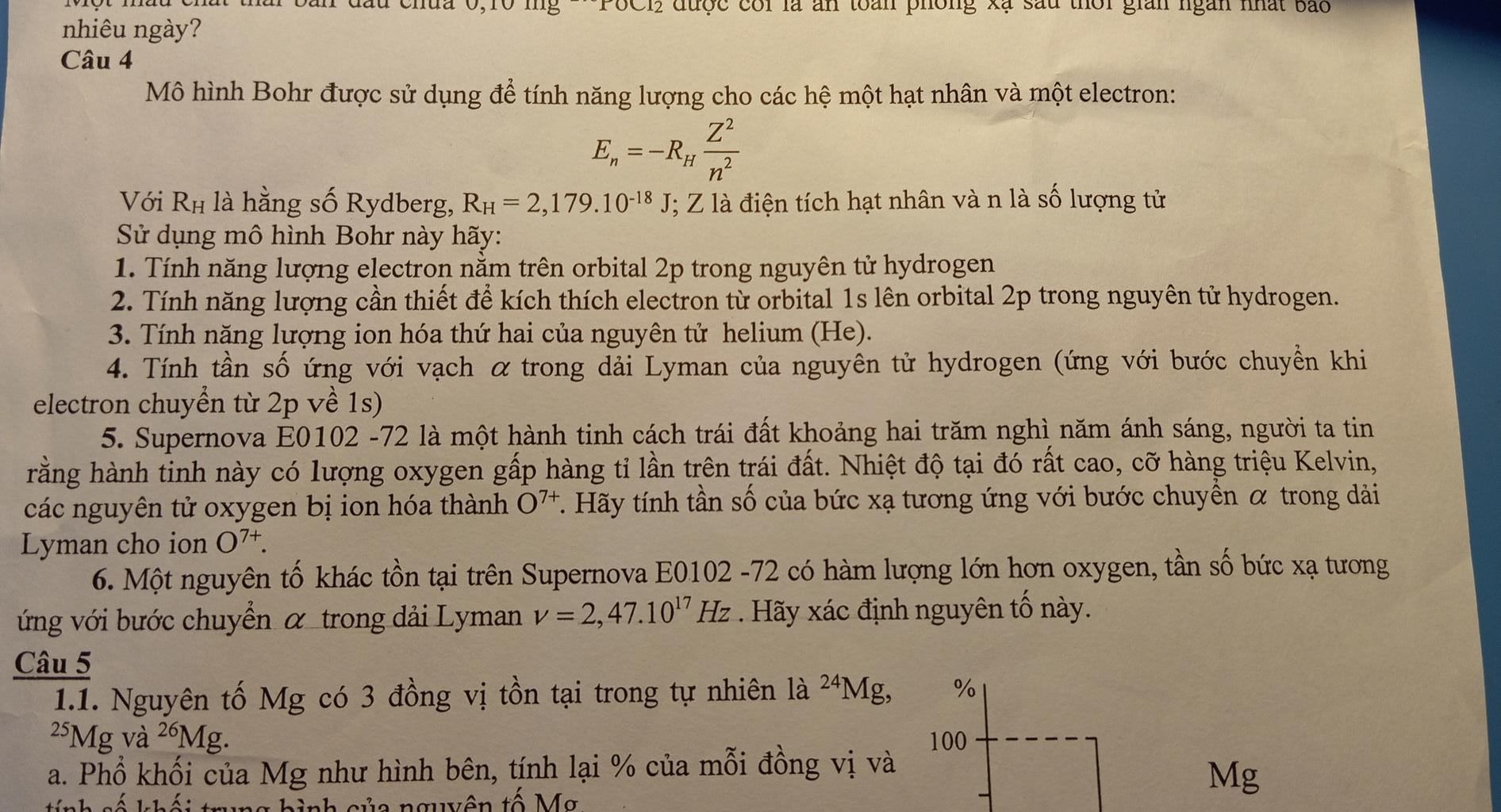 nhiêu ngày? Câu 4 mng furoc cof la an toan phong xa Mô hình Bohr được ...