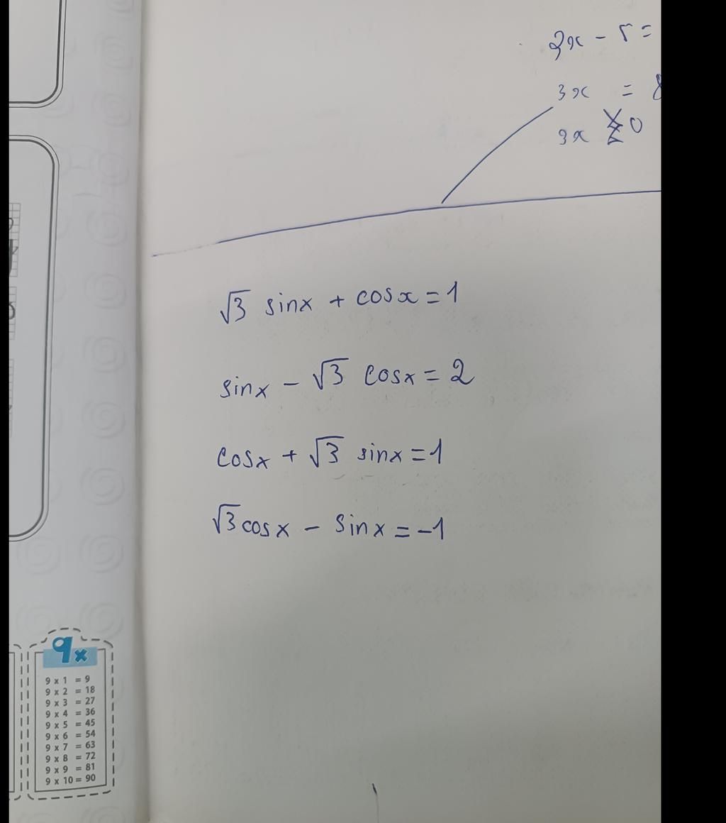 11 11 9x 9x1 =9 9 x 2 = 18 9 x 3 = 27 9x4 = 36 9x5 = 45 9x6 = 54 9x7 = 63 9x8 = 72 9x9 = 81 9 x ...