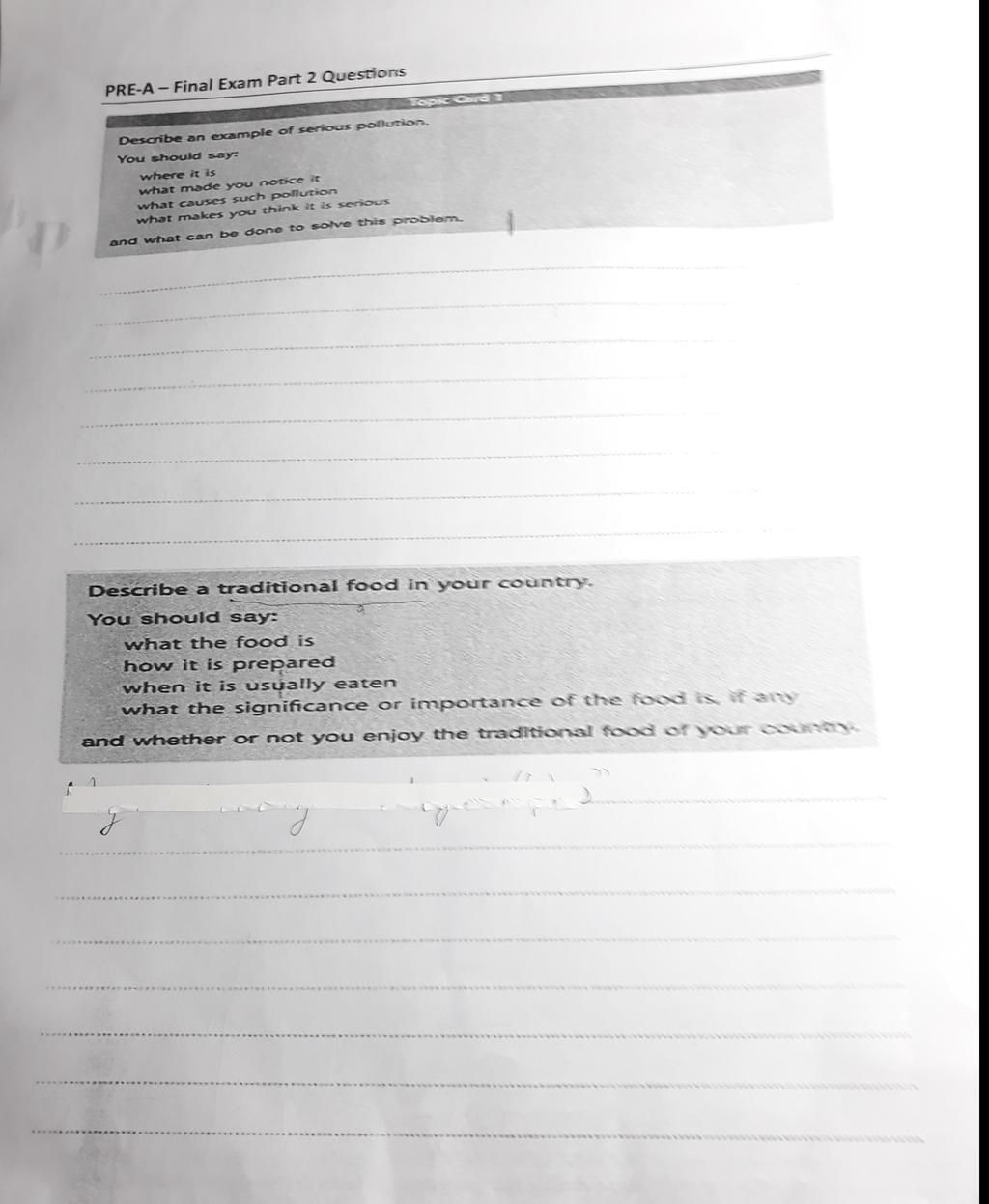 Các bạn viết dài miễn sao đọc hết được gần 2 phút nhé. Đúng yêu cầu ...