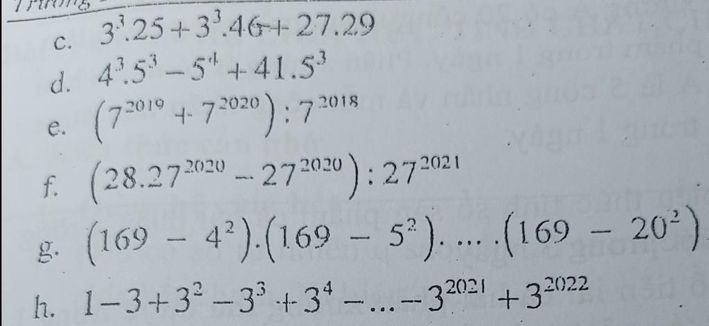 C. 3³.25 +3³.46+27.29 d. 4³.5³-5¹ +41.5³ (72019 +72020): 7 2018 e. f ...