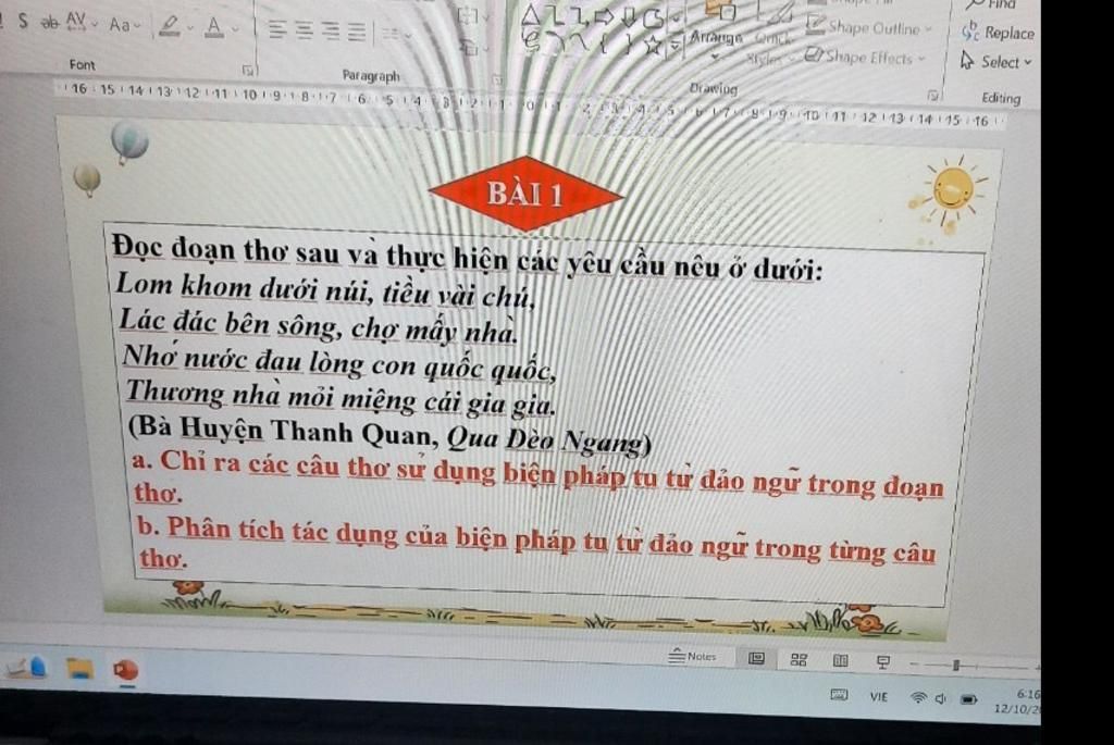 Sab AV Aa A 15 1 ZER ALLARG D en B mon XE Arrange Cam Xyle MG BÀI 1 Đọc ...