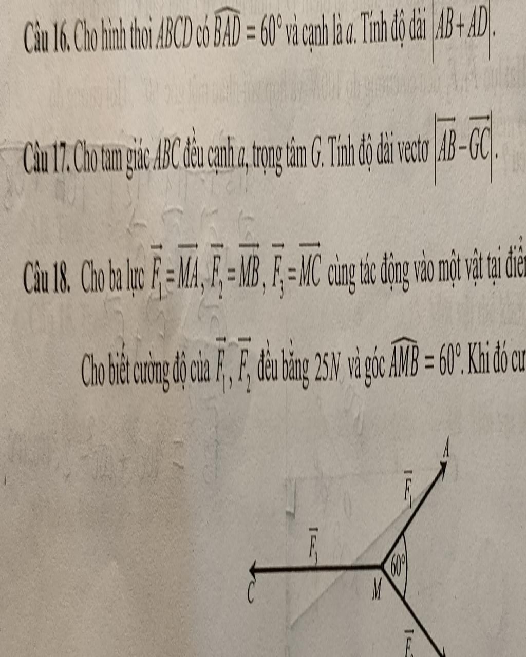 Giúp mình câu 17 với, giải chi tiết nhất có thể cho mình vs ạ :( Câu 16 ...