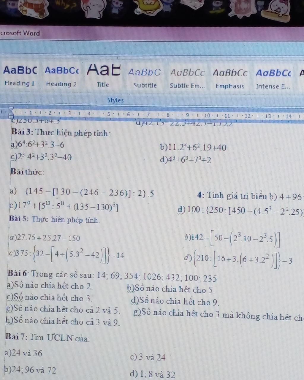 crosoft Word AaBbC AaBbC AaE AaBbC AaBbCc AaBbCc AaBbCc A Heading 1 ...