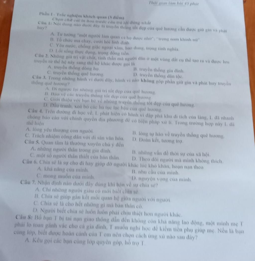 Palnt Trúc nghiệm khách quan C ( Chen chit can ho de este ding whát 6 ...