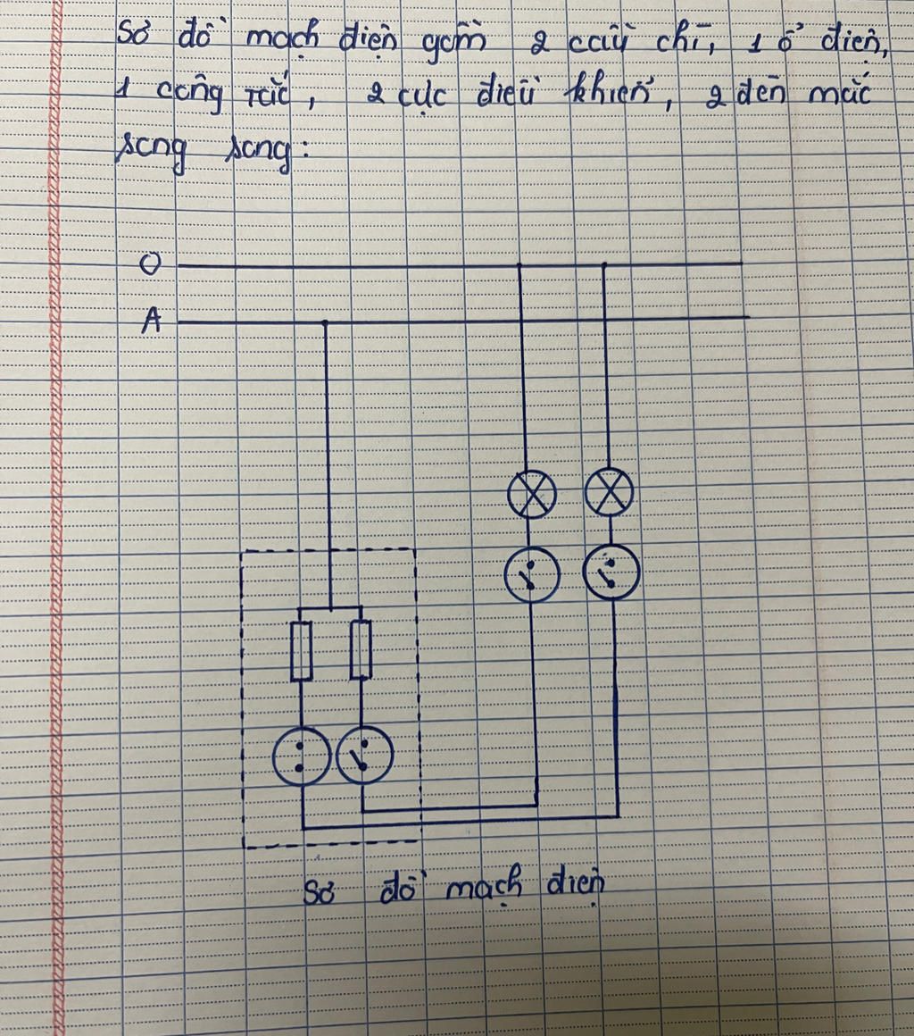 So do mach dien gom 2 cau chi, 10 dien, 16 2 cuc dieu khień, a den mac ...