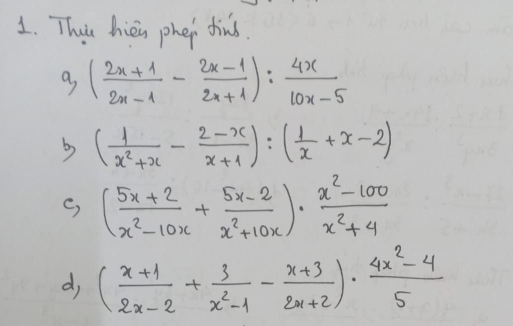 1. This hies 9 (2x+1 2n-1 c₂ ( pher x²+x 1 5x+2 x²-10x dy (2+ + 2 tins ...