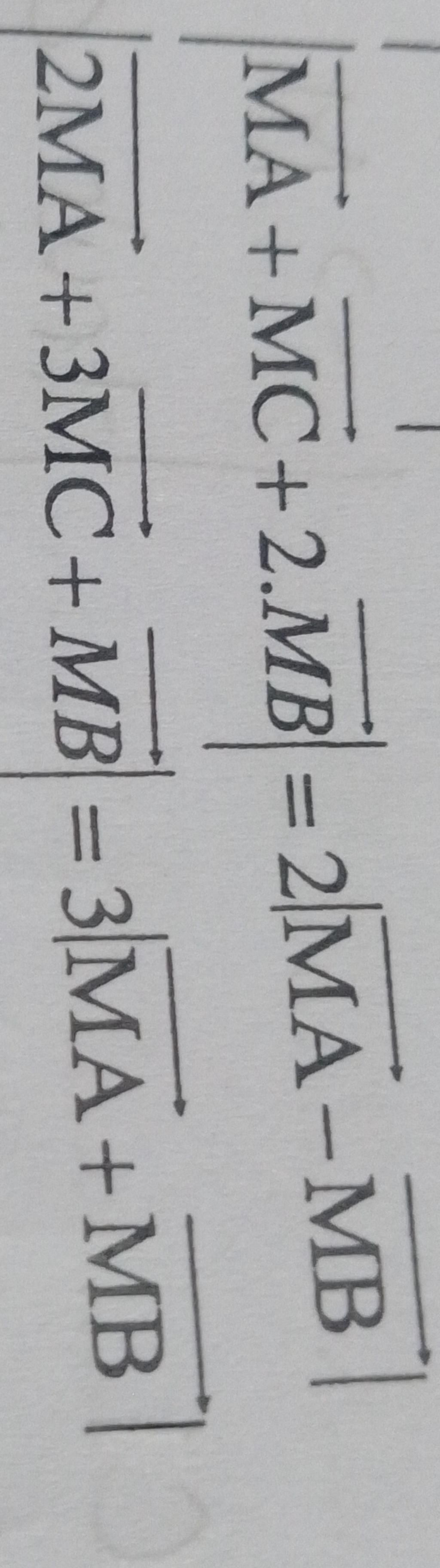 MA+MC+2.MB=2MA-MB 2MA+3MC+MB-3MA+MB - câu hỏi 6561138