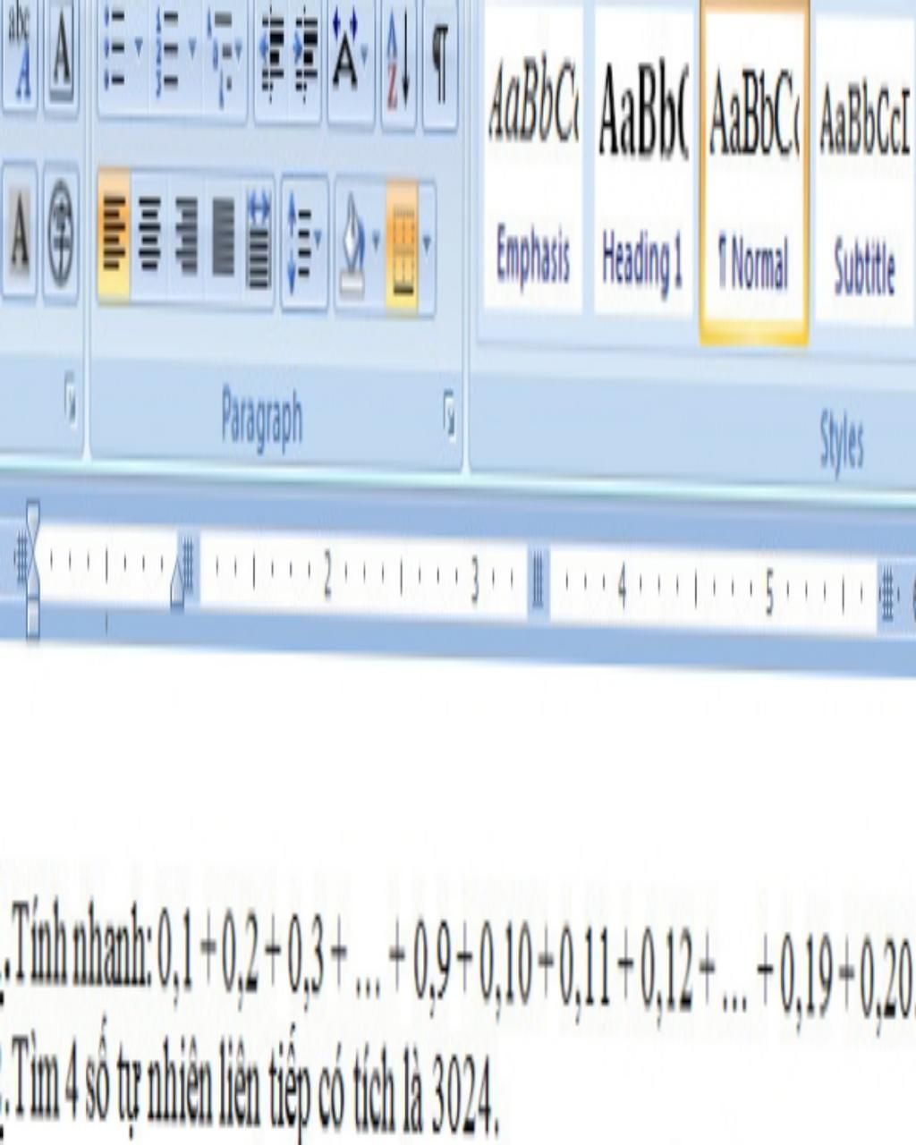 Paragraph AaBbC AaBb AaBbC AaBbCol Emphasis Heading Normal Subtitle ...