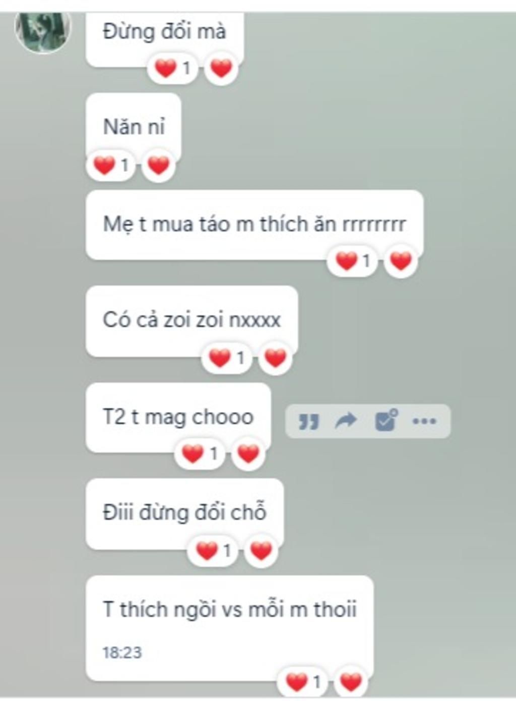 Calli : Nhất bạn rồi Khi tôi nói đùa là đổi chỗ cho con bạn cùng bàn và :Đừng đổi mà 1 Năn nỉ Mẹ ...