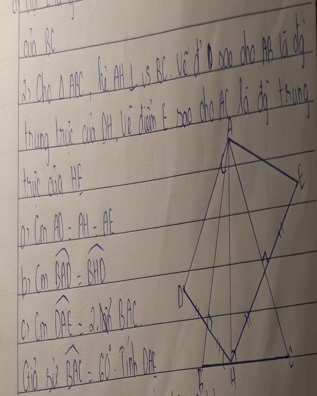 Ich BC 15. Cho A. ABR., bi AHL us BC. Vi of 0 wen cho AB i dob i dish ...