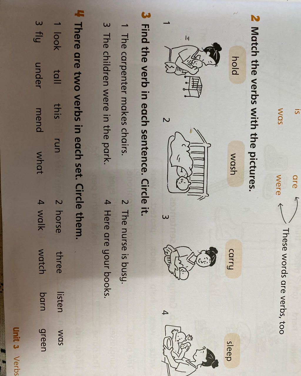 Giúp mình với ạ! Được không ạ! Em không biết làm 1 IS M was 2 Match the ...