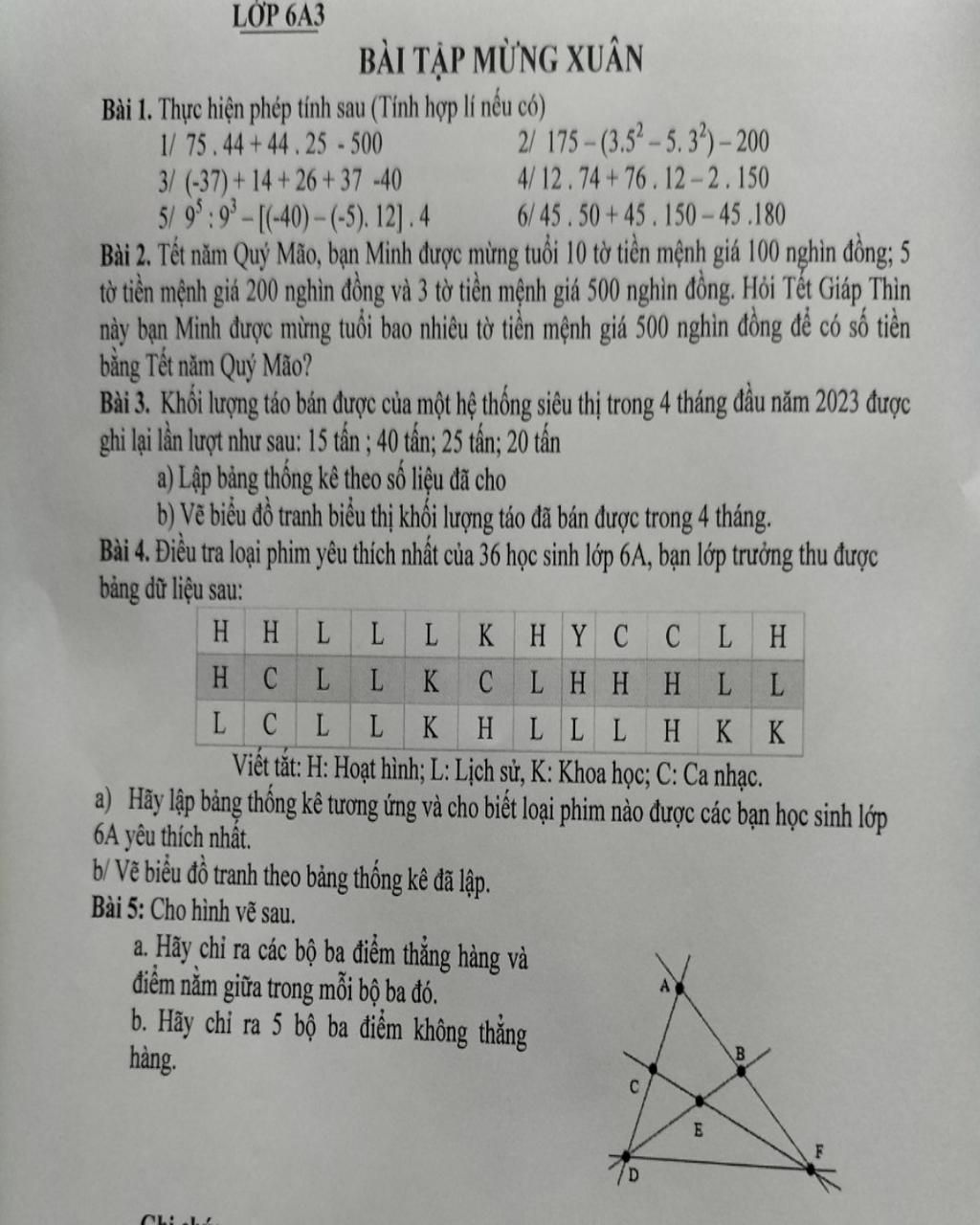 Giải giúp em với ạaaaaaaaaaasaaaaaaaaaaaaaaaaaaaaaaaaaaaaaaaaaaaaaaaasaaaaaaaaaaaaaaaa LOP 6A3 ...
