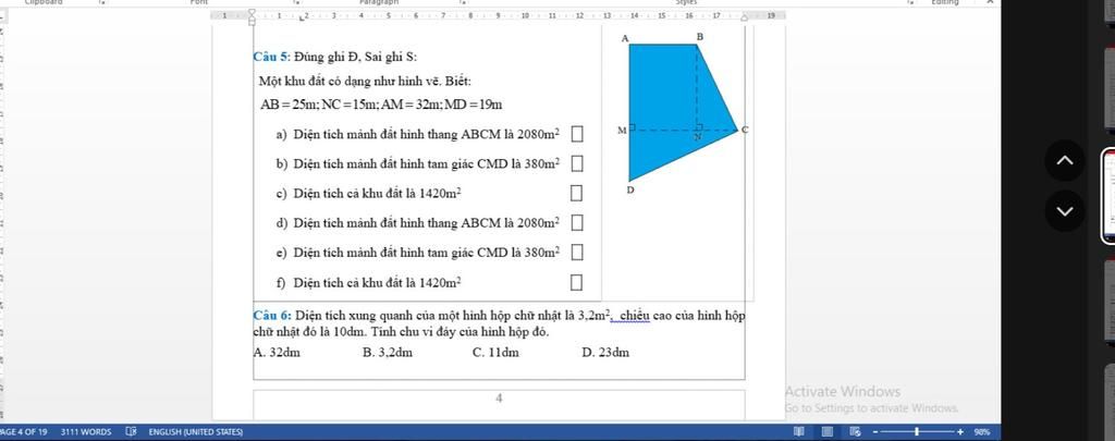 BAGE 4 OF 19 3111 WORDS 10 ENGLISH (UNITED STATES) 1 L2 3 Paragraph 10 ...