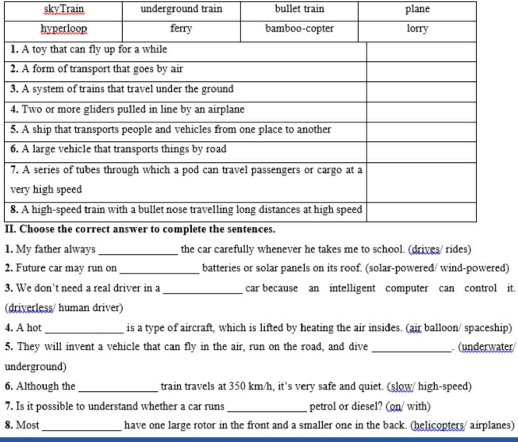 sky Train hyperloop 1. A toy that can fly up for a while 2. A form of ...