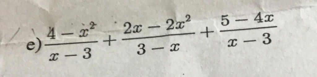 4-2² x-3 + 2x - 2x² 3-x + 5-4x x-3 - câu hỏi 6770579