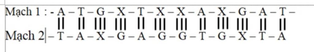 Cho một đoạn gen có cấu trúc như trong hình: a. Xác định trình tự các ...
