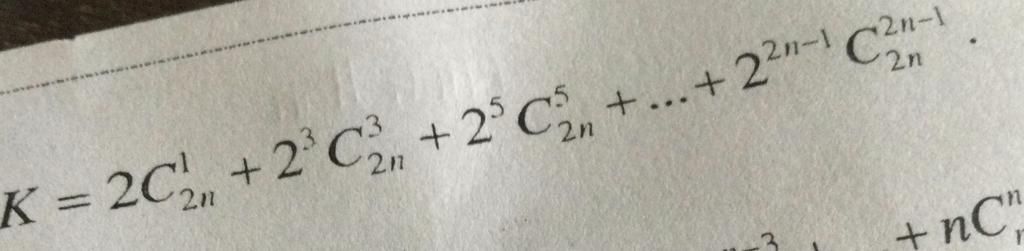 2n K=2C+2 C2 +25 C₂+...+ 22-1 C2-1 +nCh - câu hỏi 6816464
