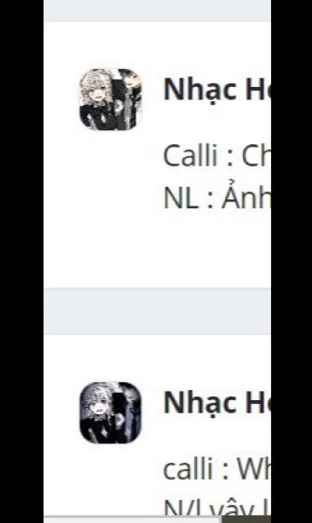 Nhạc H Calli: Ch NL: Ảnh Nhạc H calli: Wh Nvây