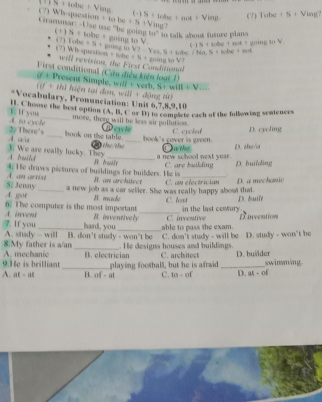 + tobe + Ving. (-) S+ tobe + not + Ving. (?) Wh-question + to be + S ...