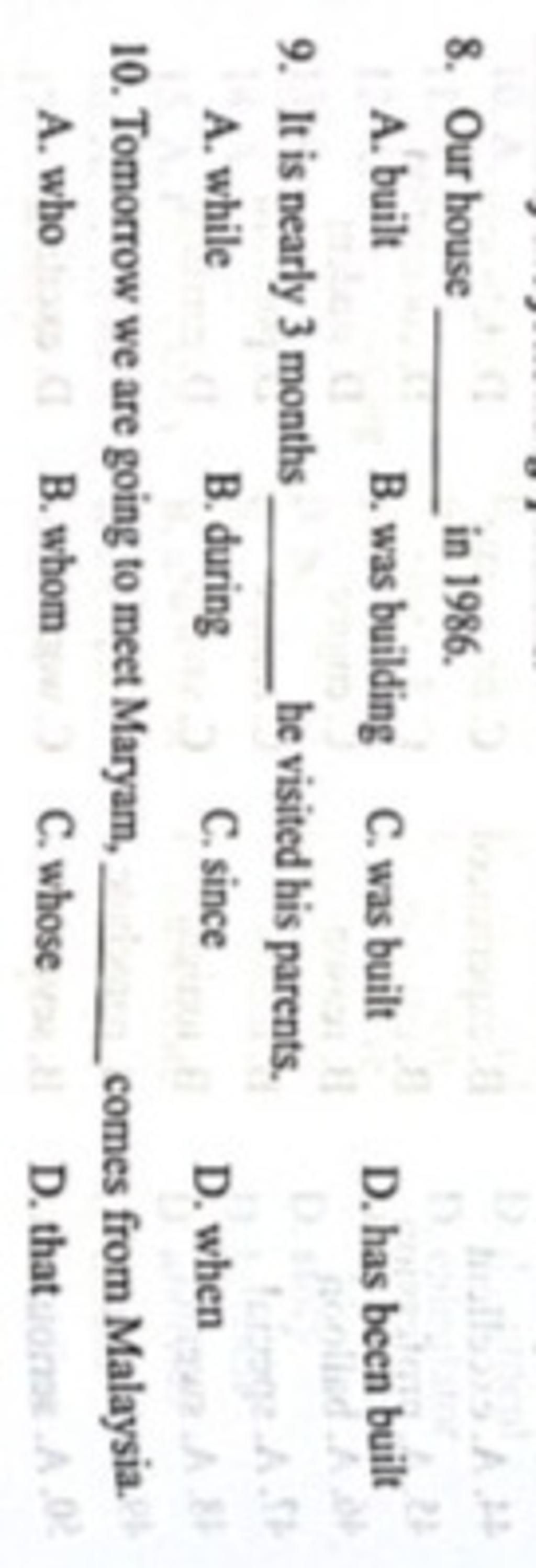 8 Our House A Built 9 It Is Nearly 3 Months A While In 1986 B Was 8-our-house-a-built-9-it-is-nearly-3-months-a-while-in-1986-b-was