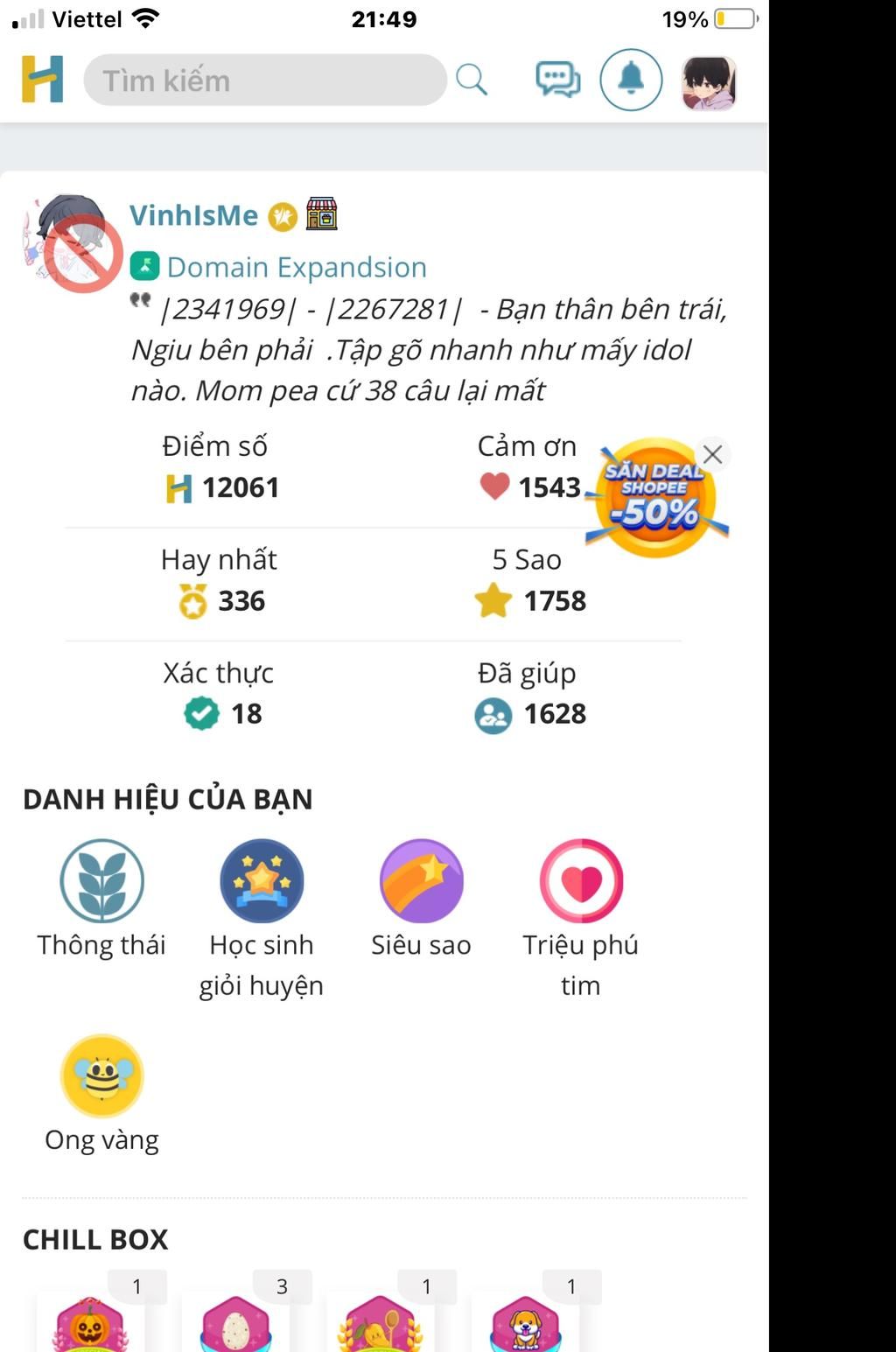 Calli : Vinhthegamer N/L tại sao bạn Vinh is me lại bị khóa account thế ...