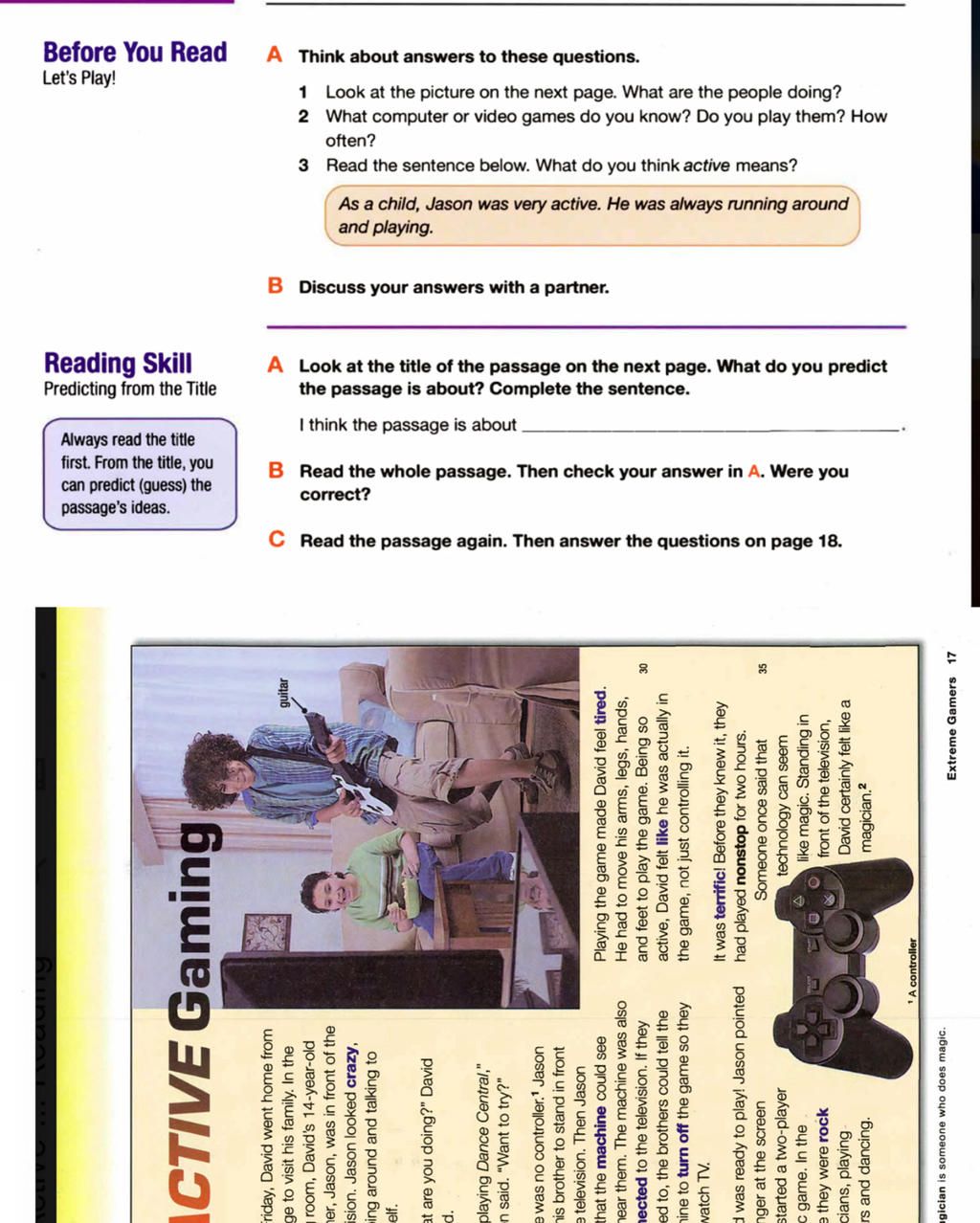 Mọi người giúp mình với sách active skills for reading intro unit 1 ...