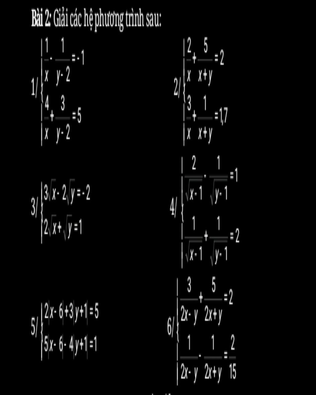 b-i-2-gi-i-c-c-h-ph-ng-tr-nh-sau-x-1-y-2-3-1-5-x-x-y-3-1-x-xty