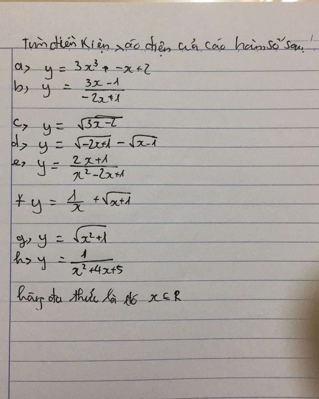 Tum dien Kien xão dien un cao hamso san. a> y = 3x² + -x+2 3x-1 bry ...