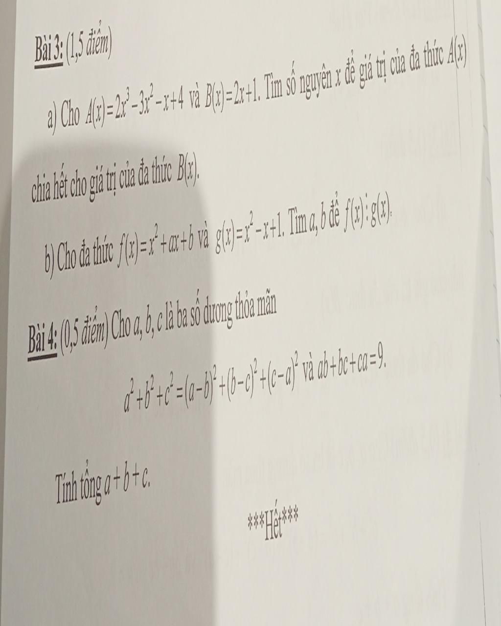 giúp e bài 3 với ạ ai làm nhanh e cho 5 sao ạ cho Bai 3:15 a) Cho 4x)-2 ...