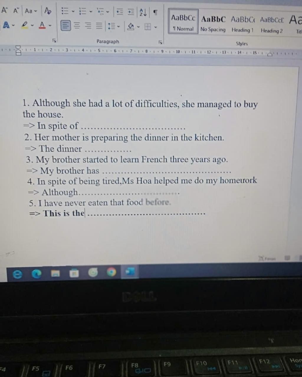 A A AaPo AA = AaBbCc AaBbC AaBbCc AaBbCT Ac 11 Normal No Spacing ...