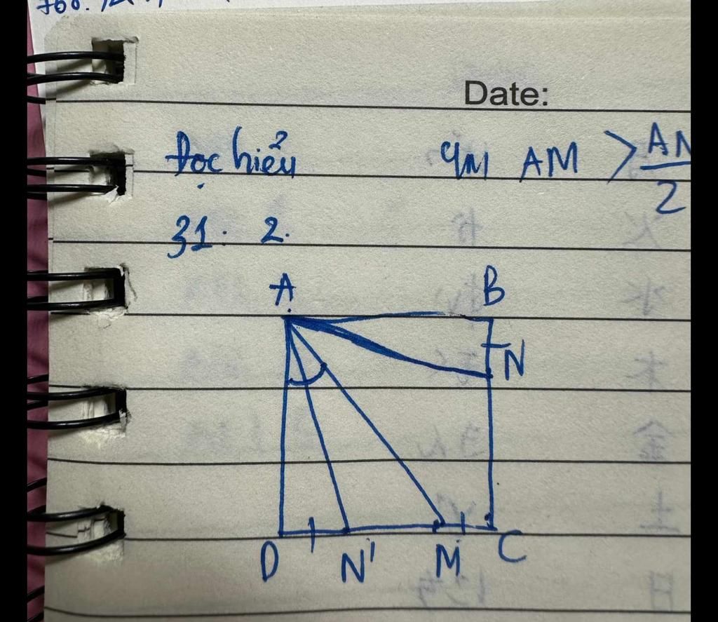 Date: foc hie UM AM AN 31. 2. #t A B DN' N' M N