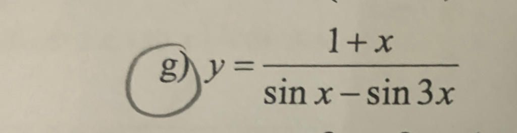 Tìm tập xác định, giải cụ thể ra giúp e vs ạ 1+x sin x - sin 3x