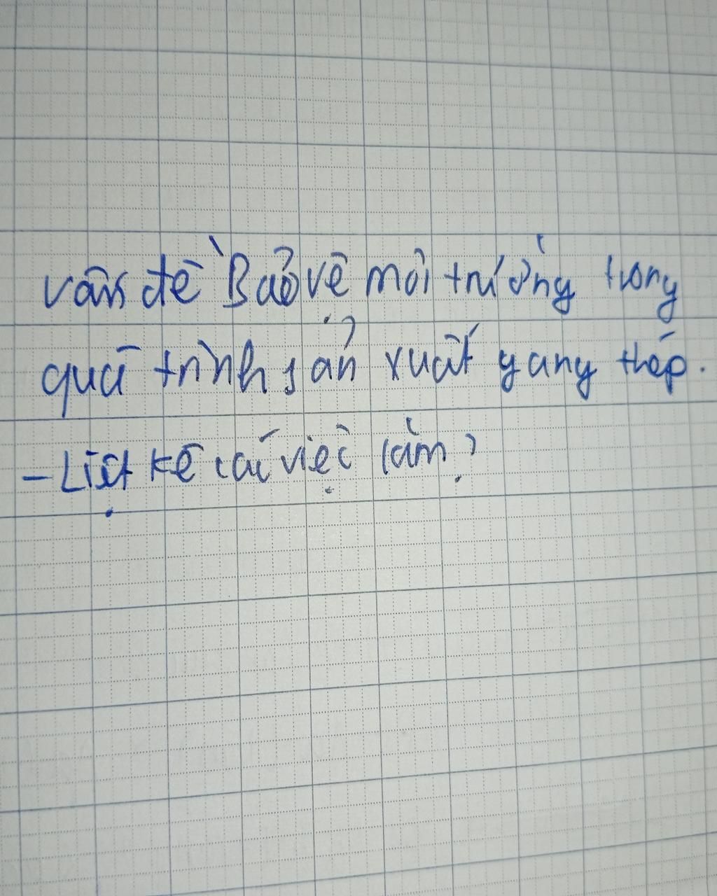 vans de Baové moi triving liony quá trình sản xuất yany thep. List kē ...