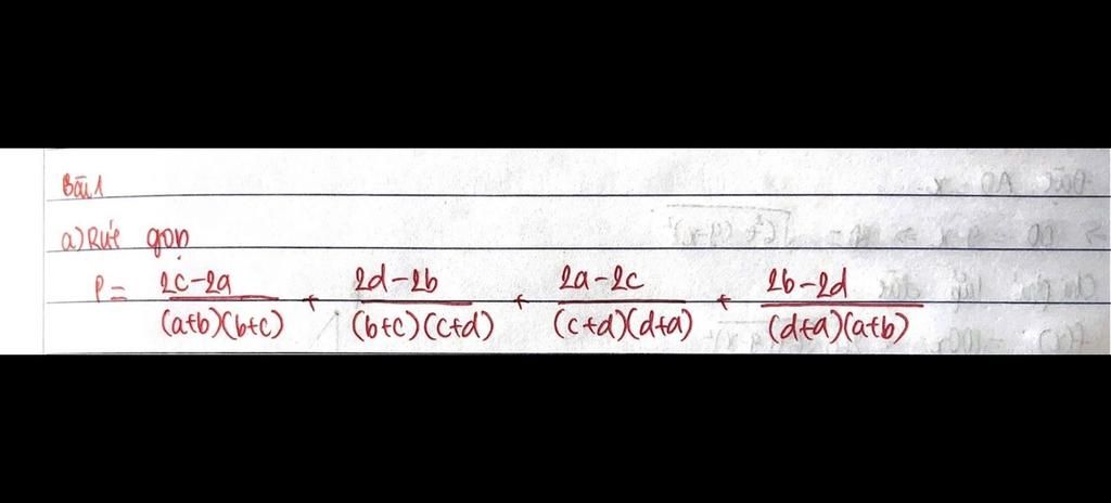 Вайл aRue gob P= 20-29 (a+b)(btc) 2d-26 (btc) (Ctd) 2a-2c 26-2d + (c+d ...